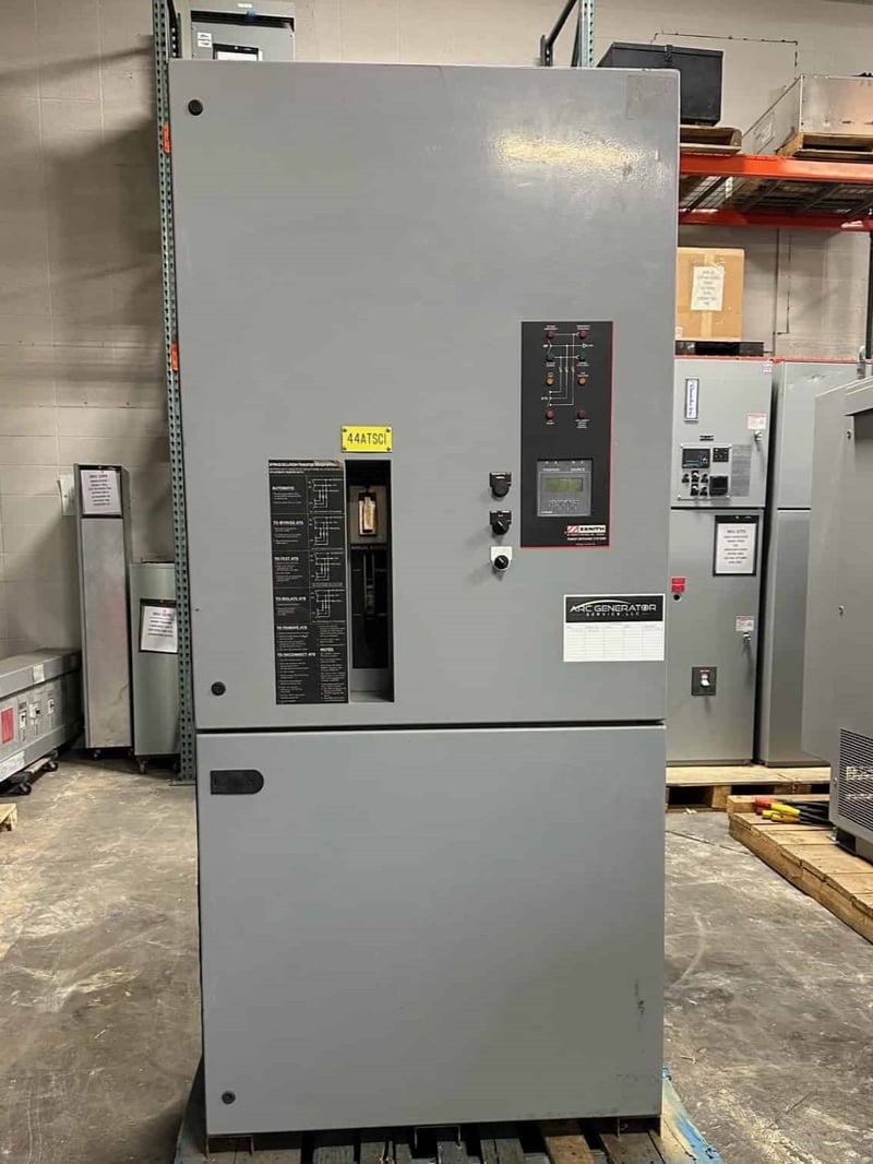 600 Amp. Zenith ZBTSL60FC-7, automatic transfer switch, 4 pole, 480 Volts, Nema 1 For Sale ...