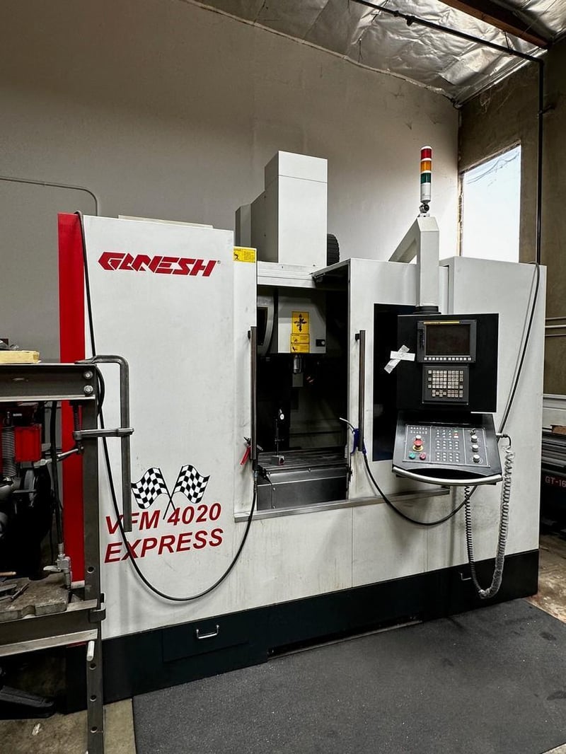Ganesh #VFM-4020, vertical machining center, 24 automatic tool changer ...