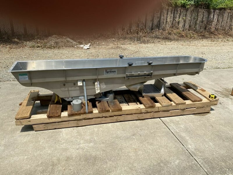 14" wide x 8' long, FMC Fmc #BF4-A-LF, Magnetic Feeder Screener ...