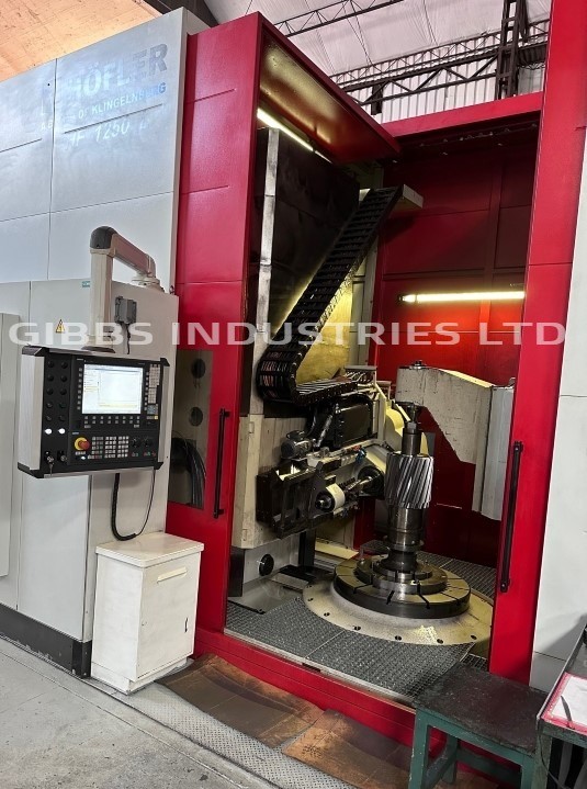 Hofler #HF-1250L, ID/OD CNC gear hobber, Siemens 840D Control, coolant ...