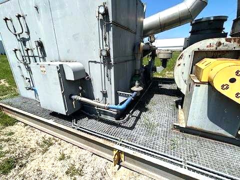 Munters #IZS-3546-CT, Zeol Skid Mounted VOC Abatement System, 36000 cfm @ 74°F @ 184 lb./hr ...