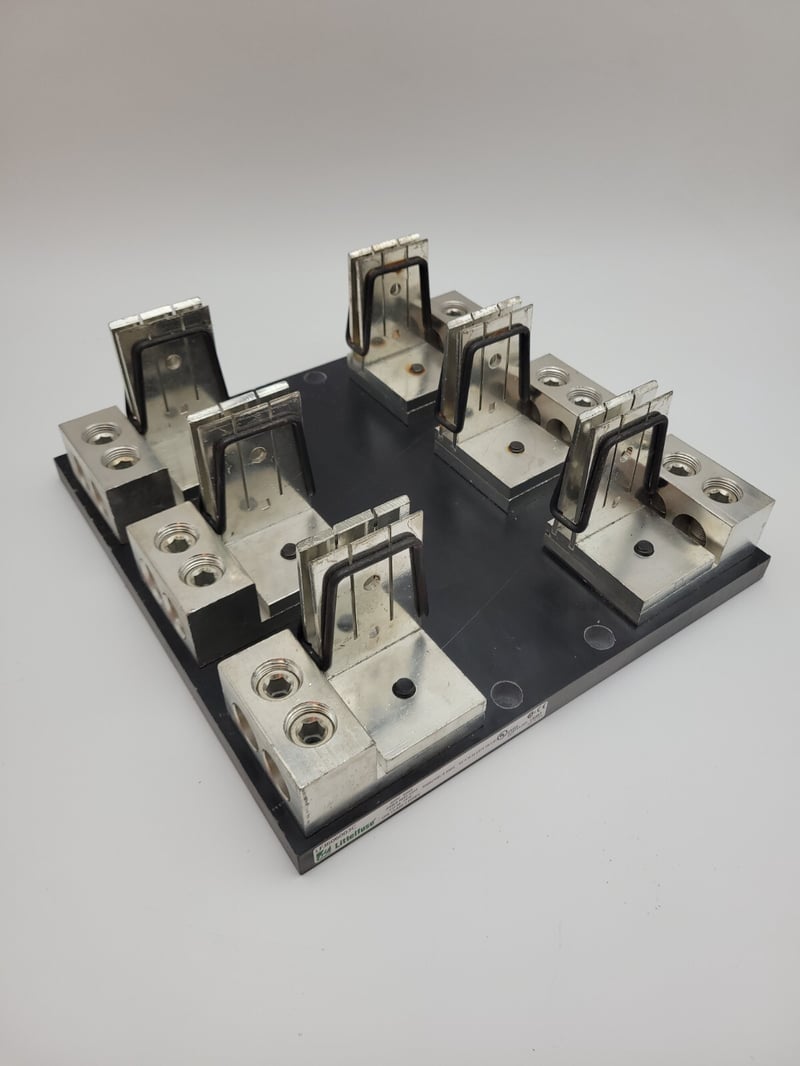 Littelfuse #LFJ606003C Fuse Block Holder DIN Rail 600A 600V for Class J ...