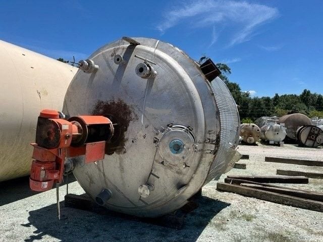 4600 gallon Alloy Fabricators, Stainless Steel jacketed mix tank ...