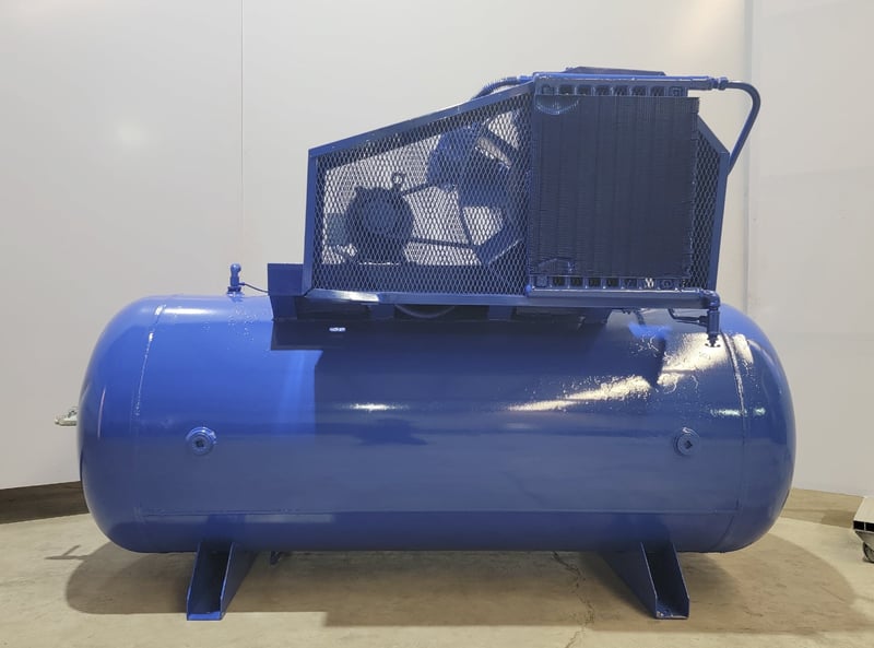 10 HP Air Compressor Products Inc. #ACP-C7S-1040D3, piston type, 450 ...