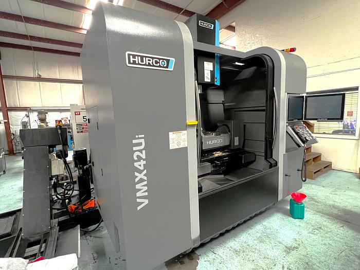 Hurco #VMX-42Ui, full 5-Axis trunnion style vertical machining center ...