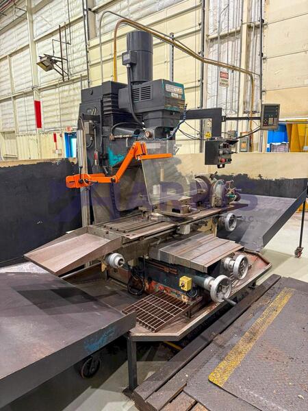 Atlas, vertical milling machine, 16.75" x72" table, 3-Axis digital read ...