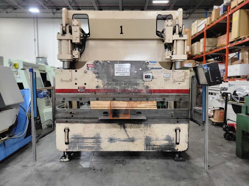 90 Ton, Cincinnati #90PFx6 Proform, CNC hydraulic press brake, 8 ...