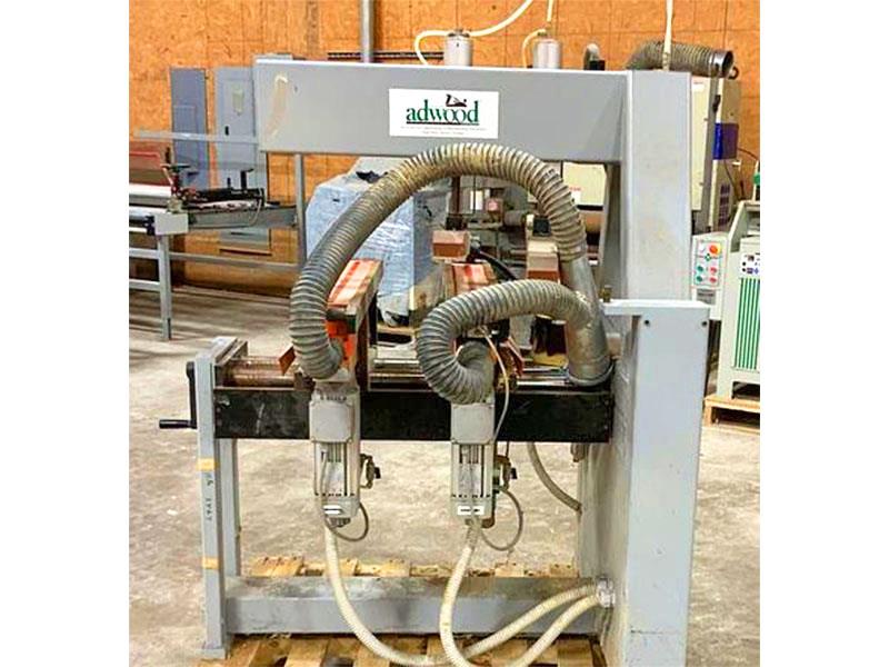 25 Spindle, Detel #M-2H, boring mach., 2-head line boring heads for ...