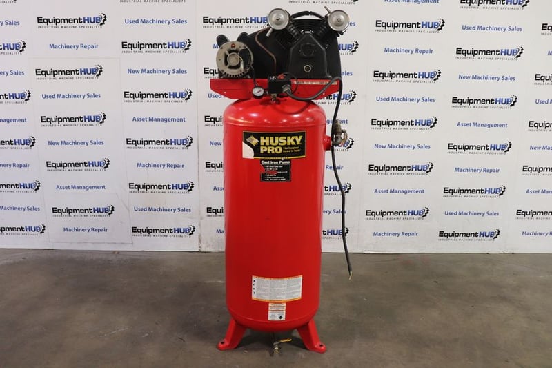 3.2 HP Husky #VH631400AJ, 60 gallon vertical tank air compressor, 11 ...