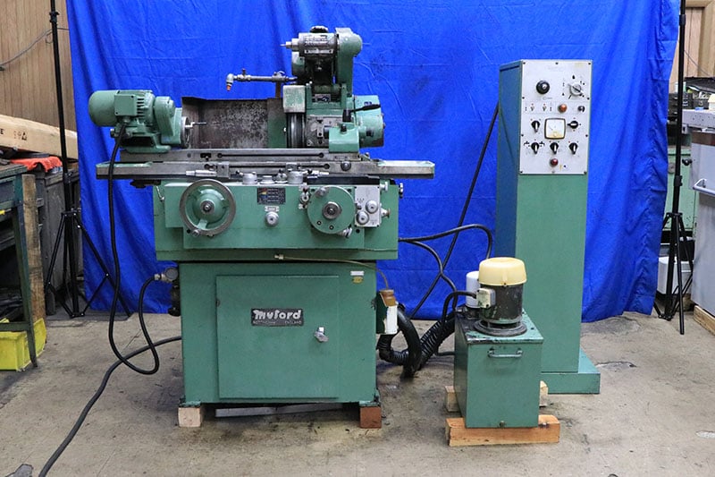 5" x 12" Myford #MG12-HPM, hydraulic cylindrical grinder, 12" x 1-1/2 ...