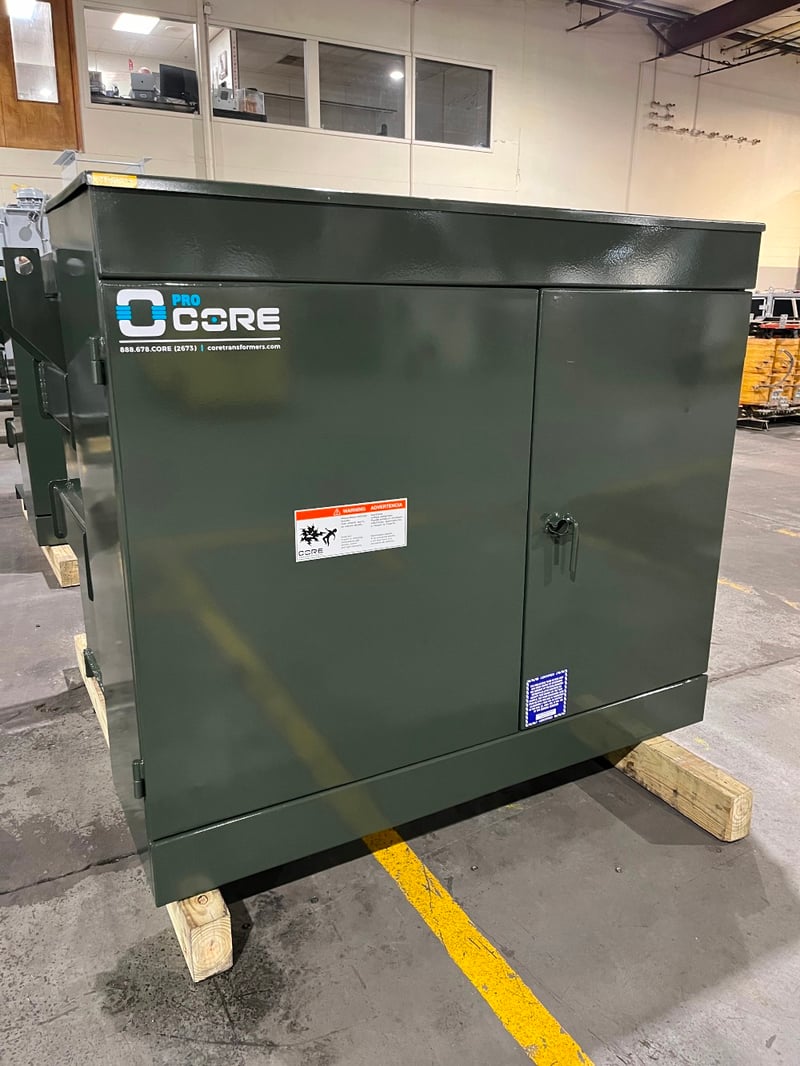 500 KVA 24940 Delta Primary, 208Y/120 Secondary, Core Transformer PAD, ProCORE(immediate ...