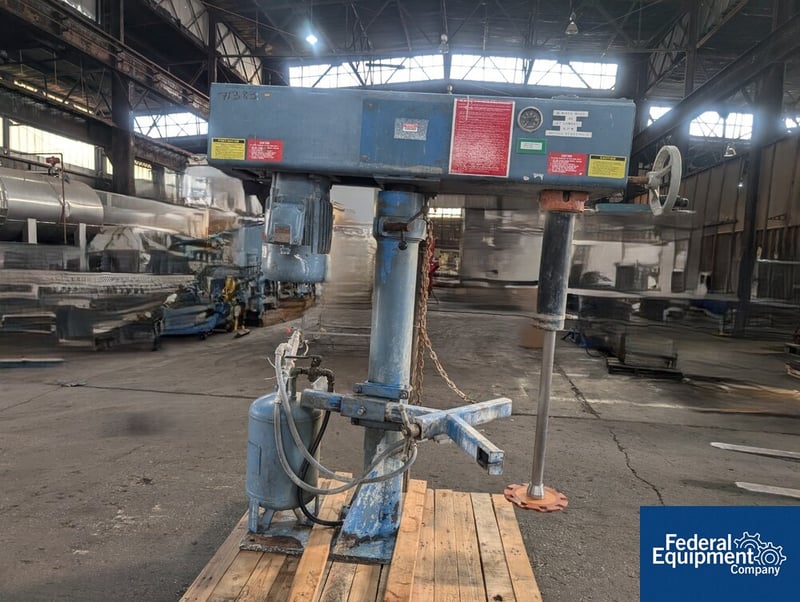 10 HP Cowles #W-24-2, Disperser, Stainless Steel, 230/460 volt xp motor ...