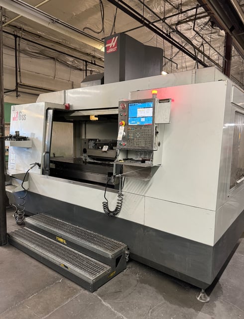 Haas #VF-6SS, vertical machining center, 24 side mount tool changer ...