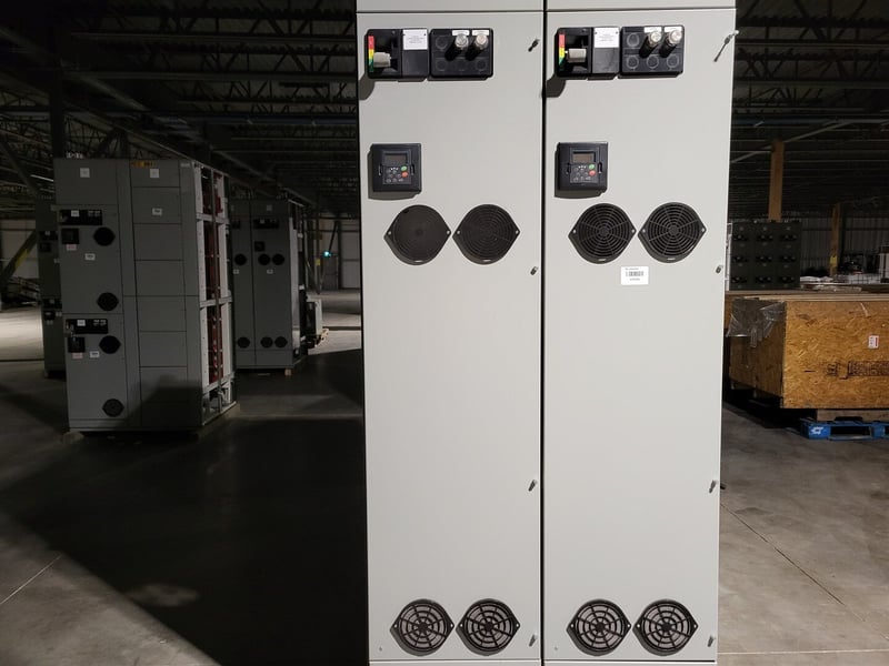 75 HP Eaton, SVX060A1-5A4N1, variable frequency drive, 600 Volts, 80 ...