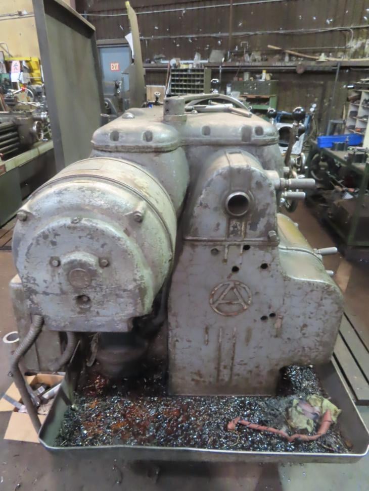 20" x 115" Axelson #20, manual engine lathe, 20" 4-jaw chuck, 2-3/8 ...
