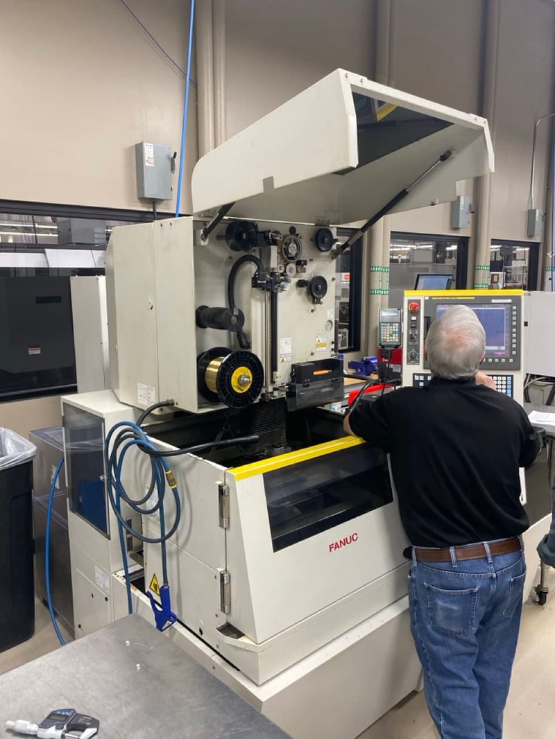 Fanuc #Robocut-A-0iD, Wire Electrical Discharge Machine, 14.6" X, 10.6 ...