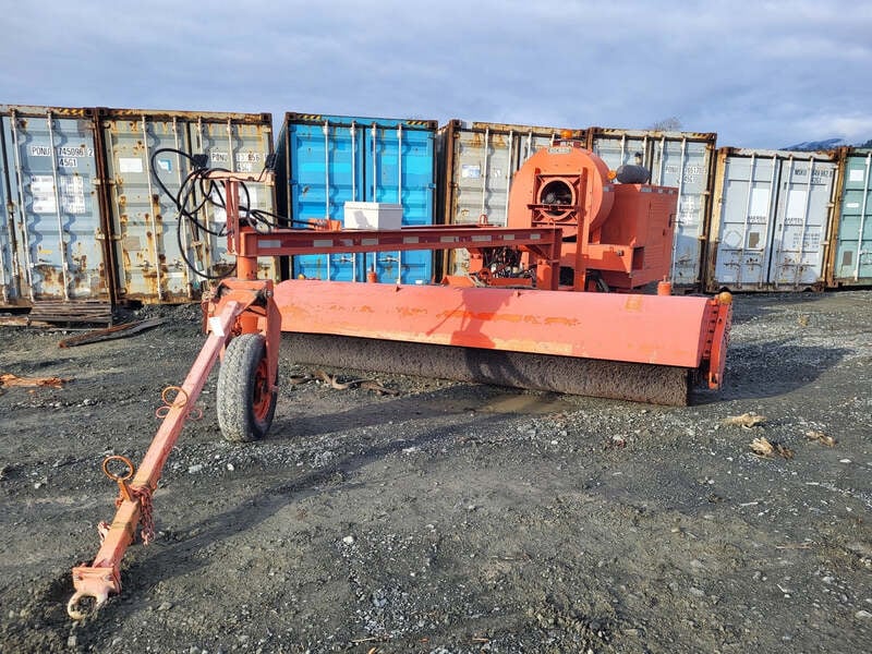 Sicard #SW314D-C, airport runway sweeper, diesel, 14' across broom core ...