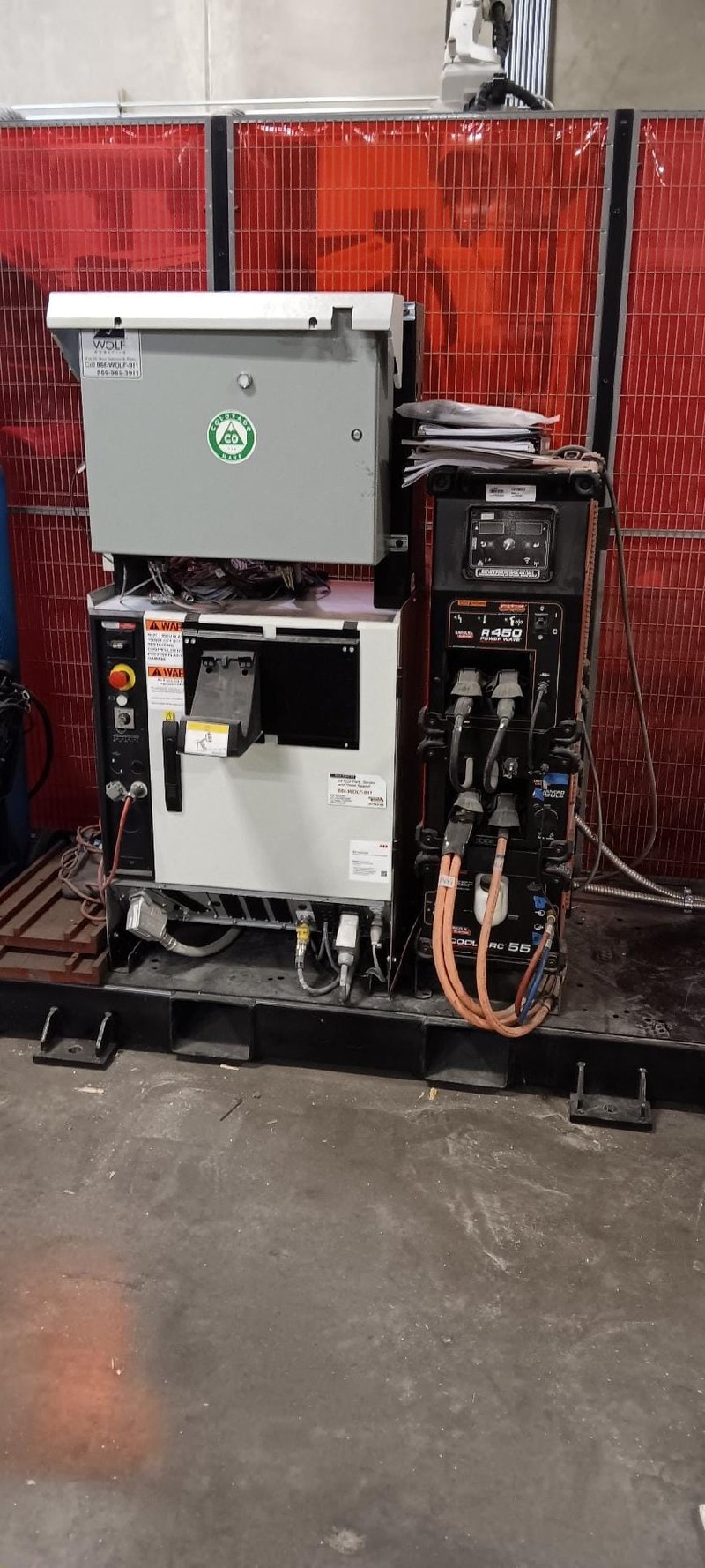 Lincoln Electric, Power Wave R450, Robotic Welder, IRB 2600ID-8 2.0 6 ...