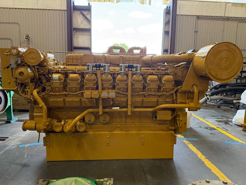 2549 HP Caterpillar #3516B, diesel marine engine, 1800 RPM, sound ...