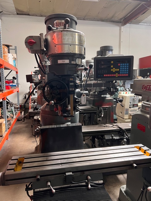 Acra #2S, 9" x42" table, 2 HP, 80-2720 RPM, 30" Long travel, 12" cross ...