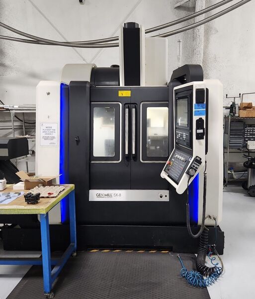 Ganesh #GenMill-5X-8, 5-Axis CNC vertical machining center w.trunnion ...