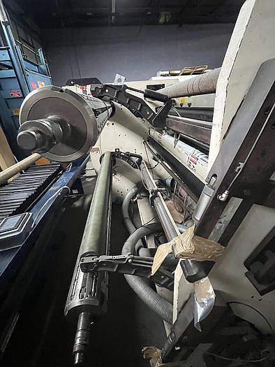 Deacro #DA-653, duplex cantilevered slitter rewinder, 65" web width, 30 ...