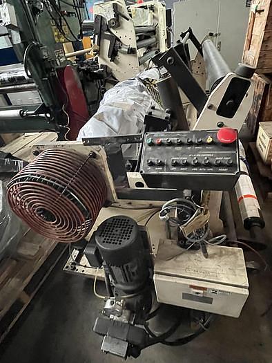 Deacro #DA-653, duplex cantilevered slitter rewinder, 65" web width, 30 ...