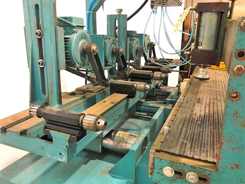 7 Spindle, Sicotte #J-20-5, Horizontal Boring Machine, 12" x 60" steel ...