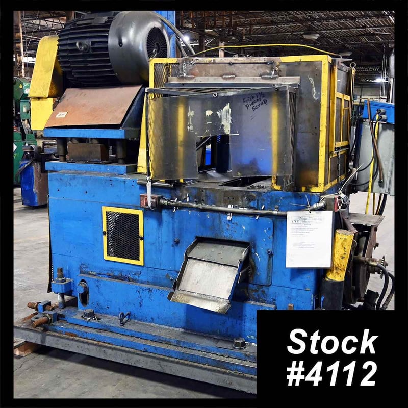 50 Ton, Tishken, 4-post cut-off press, 2 -1/2" stroke, 20.5" x33.5" die ...