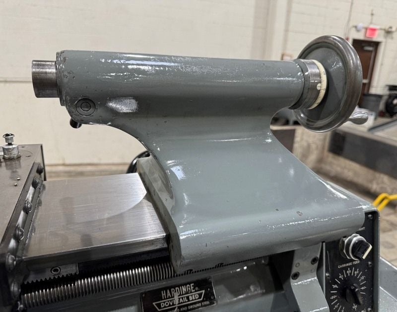 11" x 18" Hardinge #HLV-H, precision lathe, inch thread, taper, 5C ...