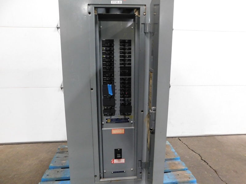 225 Amp. Square D, NQOB-423M, panelboard, 120/240 Volts, 1 phase, 4 ...