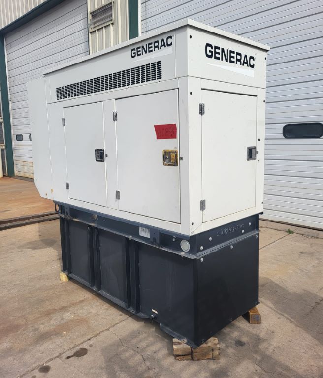 50 KW Generac #11146720200, Diesel Generator, 120/208 Volts, 1800 RPM ...