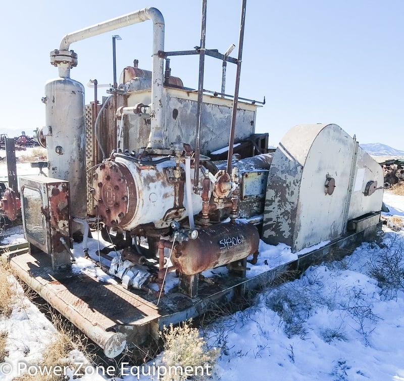 1500 psi Gardner Denver #RL-5DC, Reciprocating Compressor, w/suction ...