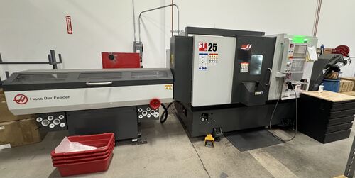 Haas #ST-25, CNC lathe, 20.7" swing, 10" chuck, 3" bar, 31" centers, 15 ...