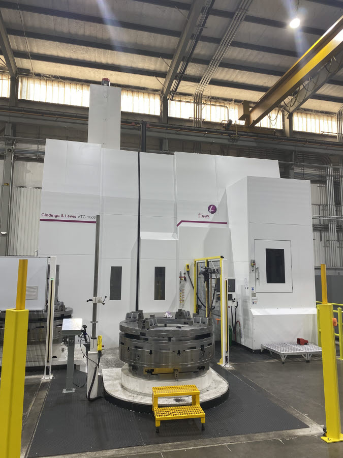 78.7" Giddings & Lewis #VTC-1600, vertical boring mill, Fanuc 30i-31i ...