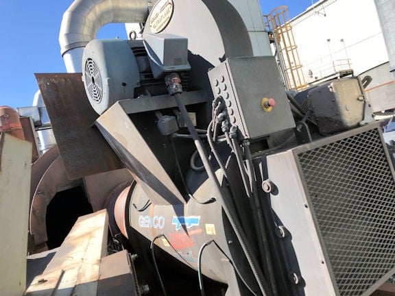 7.5' x 36' General Combustion Genco Ultra II burner with Gencor 89" dia ...