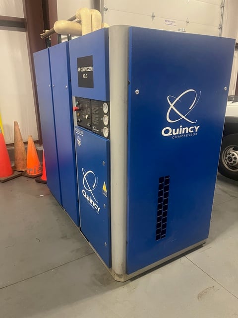 Quincy #QSI-245I, Screw Compressor, 50 HP, 1775 RPM, 230/460 V, 2016 ...