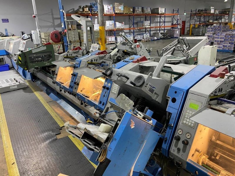 Muller Martini #0423.0410, Tipper Attachment, 21" merchandise tipper ...