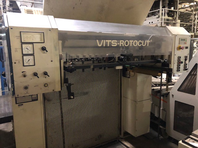 38" Vits #Rotocut, Sheeter, air flotation system, 22.75" cutoff, 1996 ...