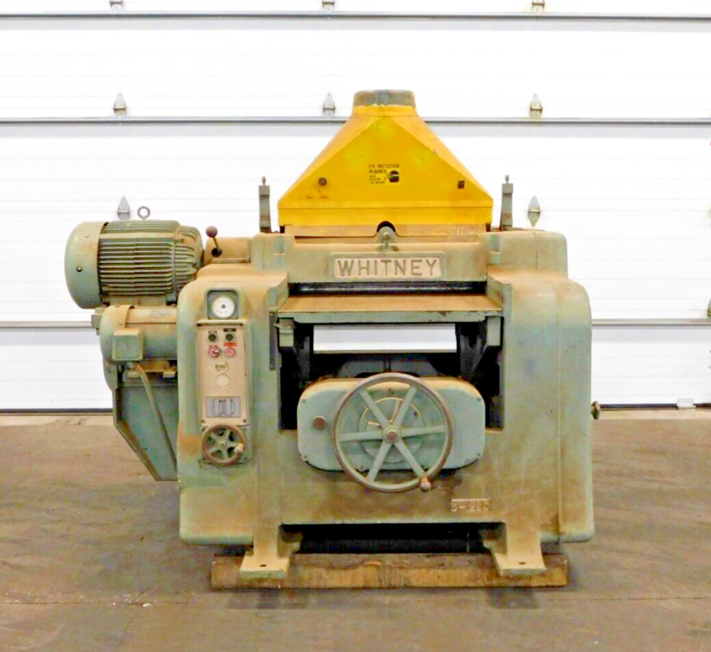 30" Whitney #S-290, planer, 30 HP, 3535 RPM, 230/460 V. for Sale ...