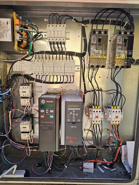 52 Ton, Trane #CGAM-052F, Air-Cooled Chiller, 200V/60HZ/3PH ...