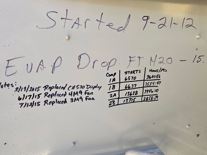 52 Ton, Trane #CGAM-052F, Air-Cooled Chiller, 200V/60HZ/3PH ...