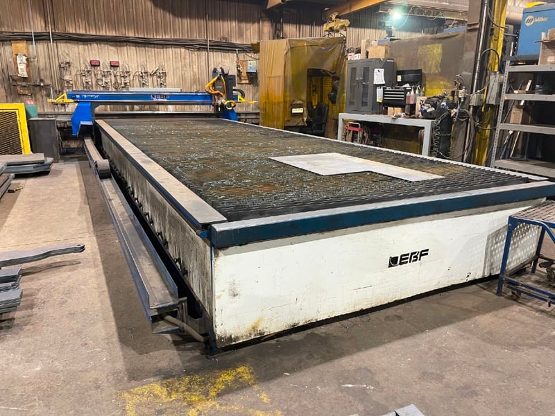 EBF #824, CNC plasma cutting table, bevel, PRONEST, 8' x 24', 2015 For ...