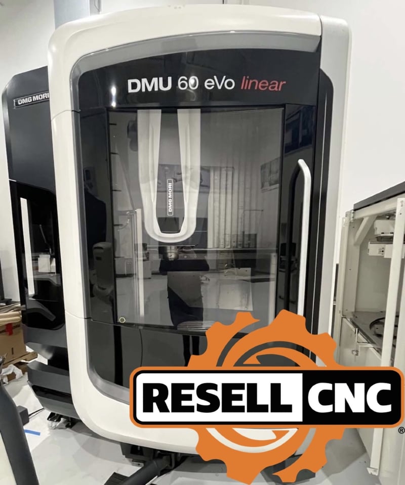 DMG, Mori #DMU-60-eVo Linear 5-Axis vertical mill with PH150 Cell, 23.6 ...