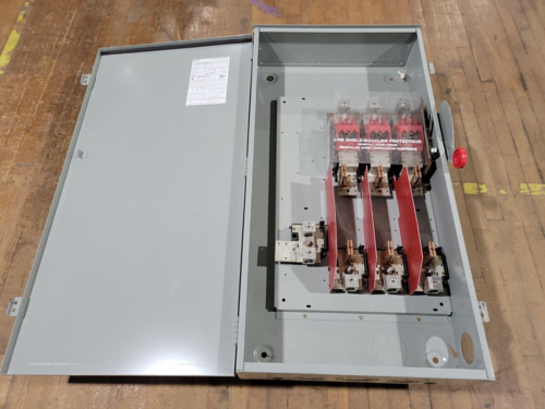 400 Amp. Eaton, DH365NRK, Fusible Safety Disconnect Switch, 3P 4W 277 ...