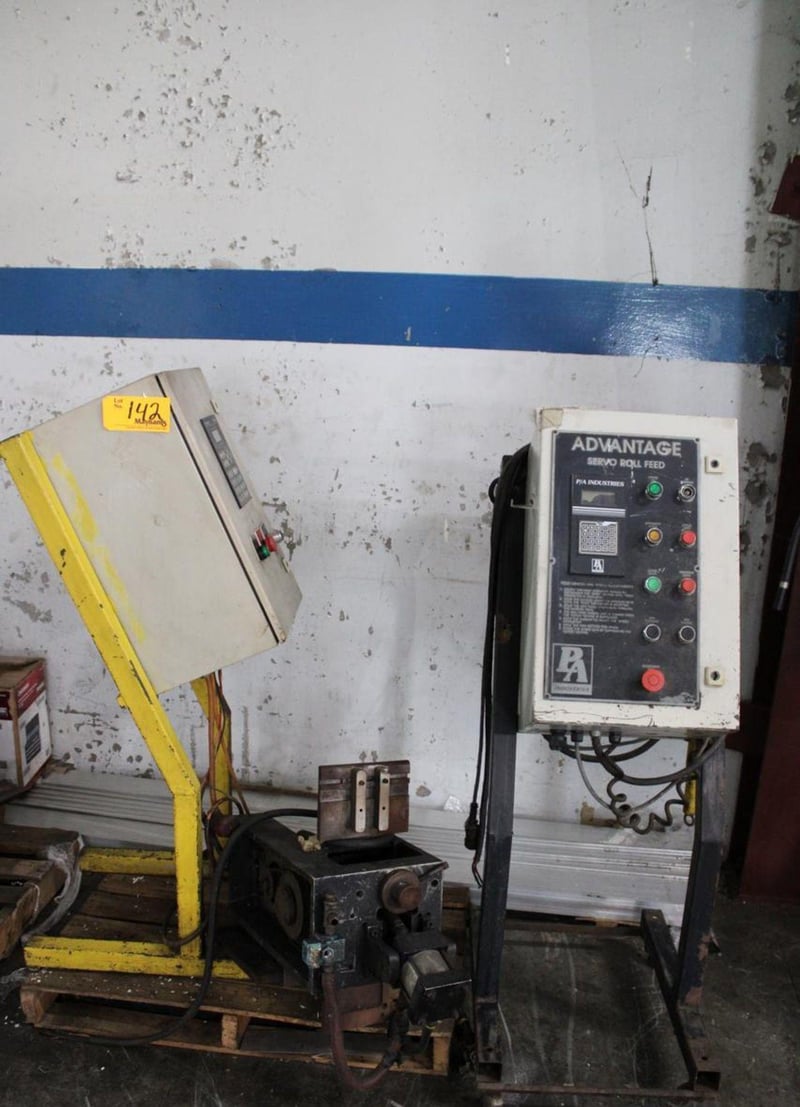 Servo roll feed control & cabinet, PA Industries Advantage for Sale ...