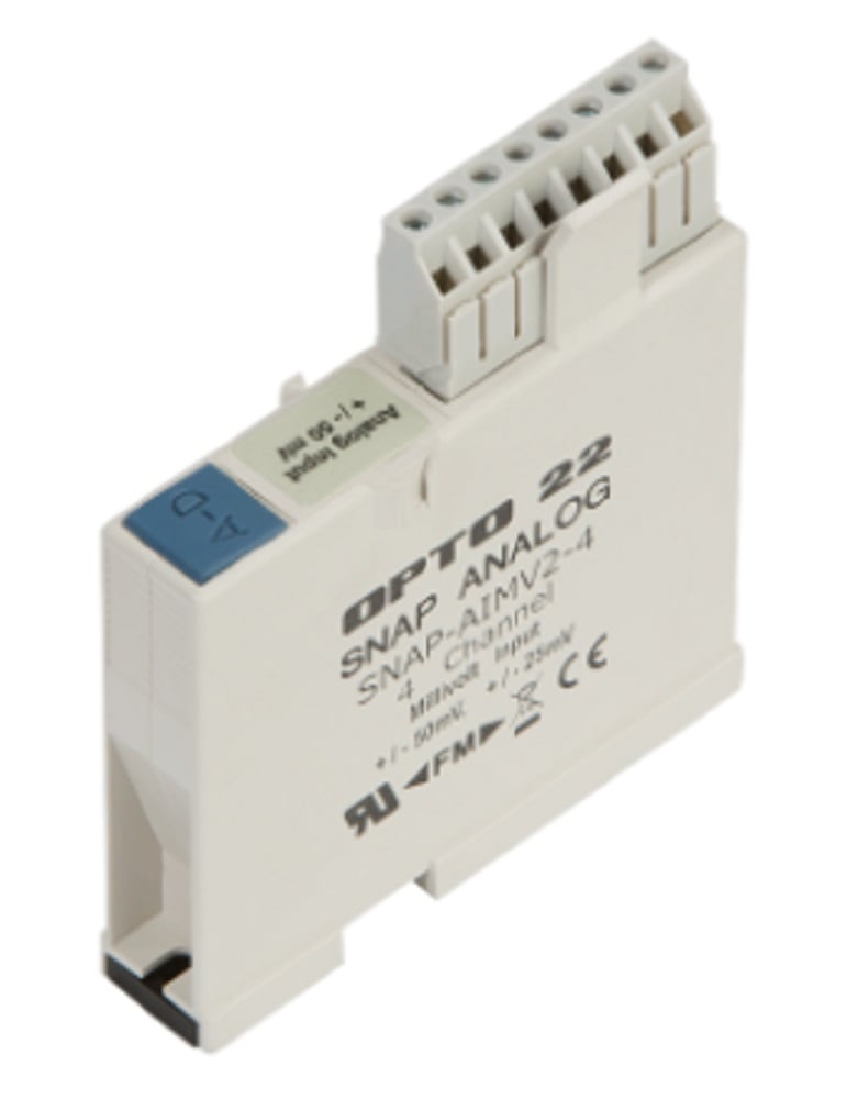 Opto 22 SNAP-AIMV2-4 SNAP 4-Ch -50 to +50 mV Analog Input Module For Sale | Surplus Record