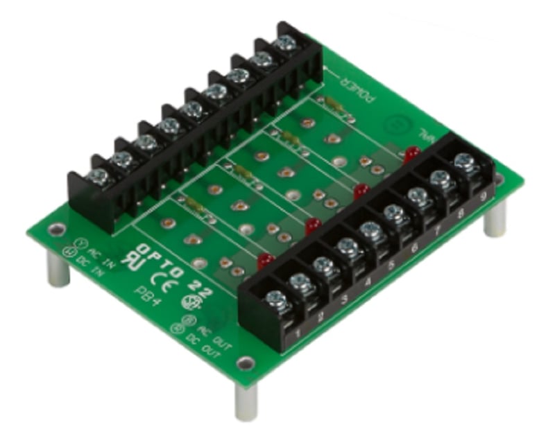 Opto 22 PB4 G1 4-Channel I/O Module Rack with 2 Barrier Strips for Sale ...