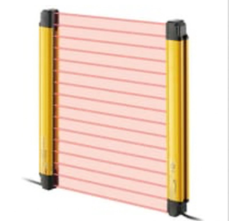 Keyence GL-R16H Safety Light Curtain Main Unit, Hand-Protection, 16 ...