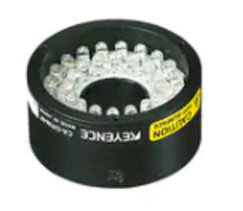 Keyence CA-DRW4F Vision System LED Lighting, White Ring Light Direct ...